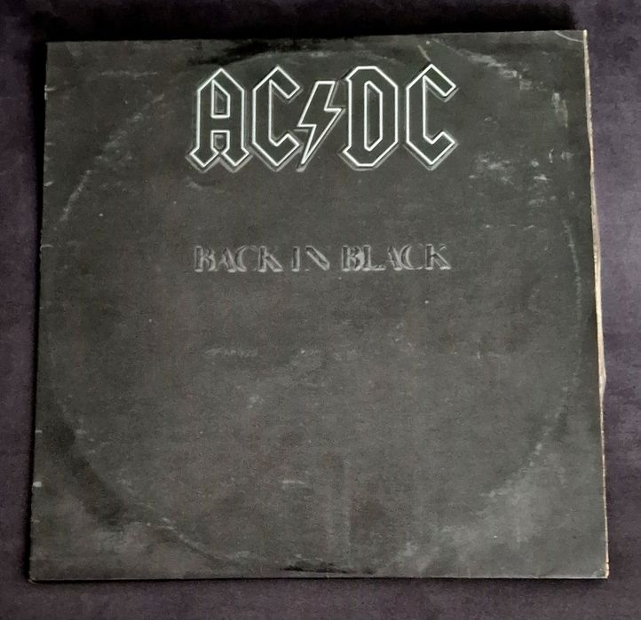 Vinyl vinil AC/DC Back In Black - Atlantic India LP 1980 Bucuresti Sectorul 6 • OLX.ro