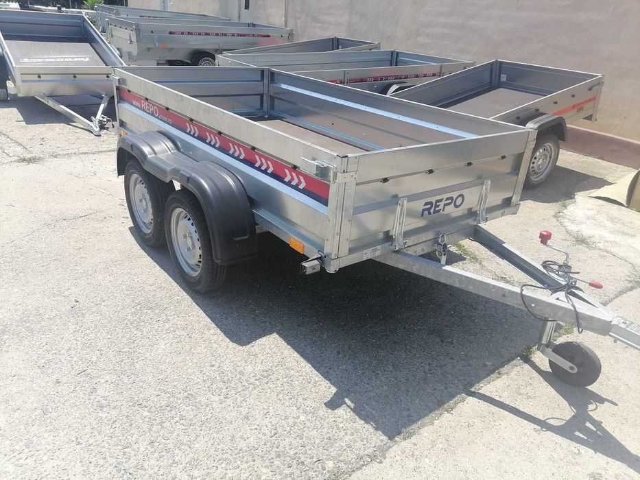 Remorca 750KG auto, platforma, uz apicol, moto atv, garantie, CIV RAR ...