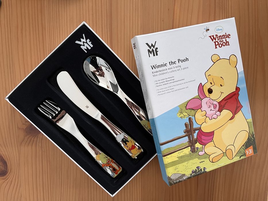 Детски прибори за хранене WMF Мечо Пух 3 части гр. София Красно село • OLX.bg