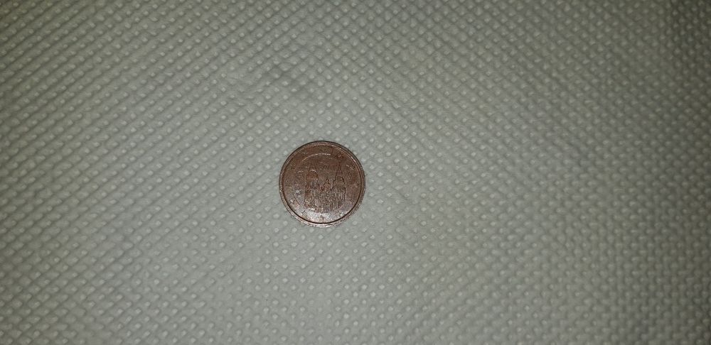 Monede, 2 euro, 1 euro și una de 2 euro cenți, vechi și 1 de 10 euro c ...