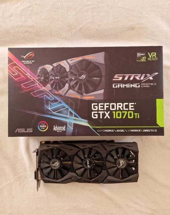 ASUS GeForce GTX 1070 Ti ROG STRIX Gaming 8GB GDDR5 256-bit Satu Mare ...
