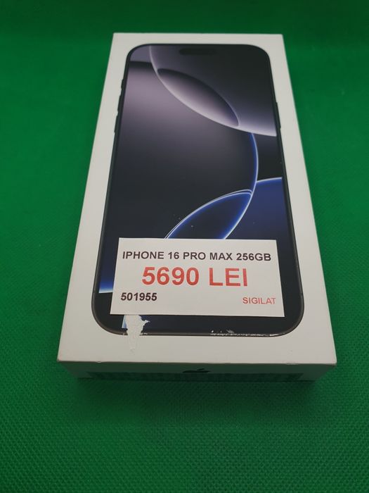 Iphone 16 pro max 256GB sigilat•Amanet Lazar Crangasi•50195 Bucuresti Sectorul 6 • OLX.ro
