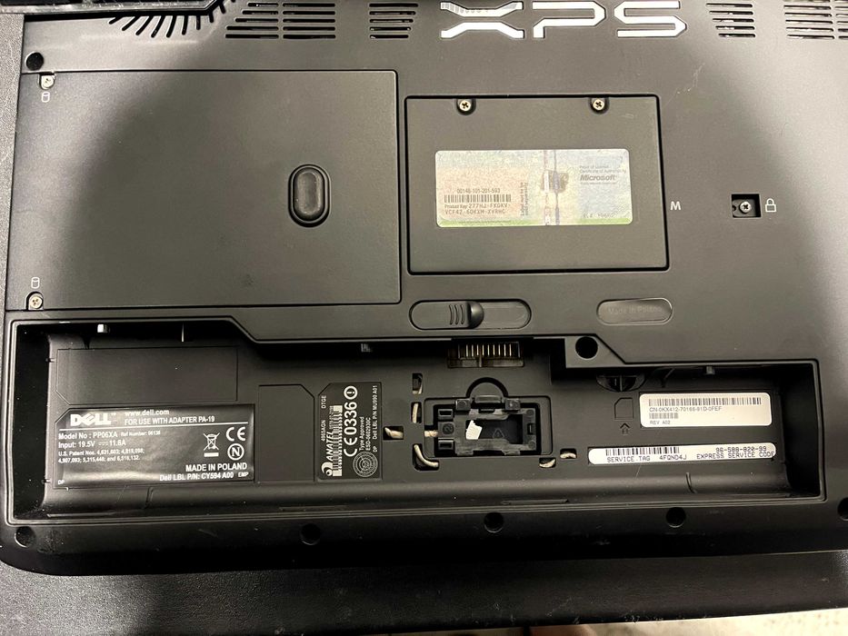 Laptop vintage Dell XPS M1730 core 2 duo T8600 4gb ram ssd+hdd 2xGPU ...