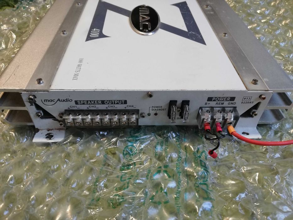 Statie/ Amplificator auto MAC Z 4100 pt. boxe si/sau subwoofer 1000W ...
