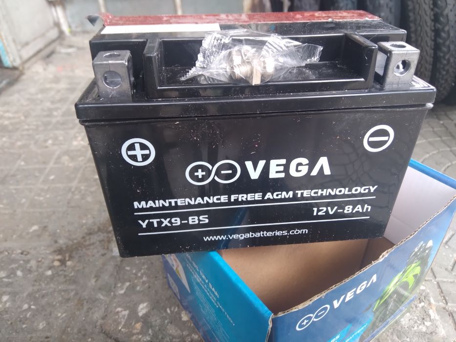 Акумулатор Vega 12V 8A НОВ гр. Пазарджик Младост • OLX.bg