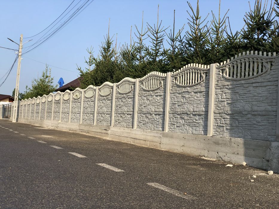 Gard din Placi de Beton - Prețuri Avantajoase! Ploiesti • OLX.ro