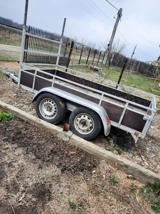 Remorca 750 kg 2 axe de belgia Spataru • OLX.ro