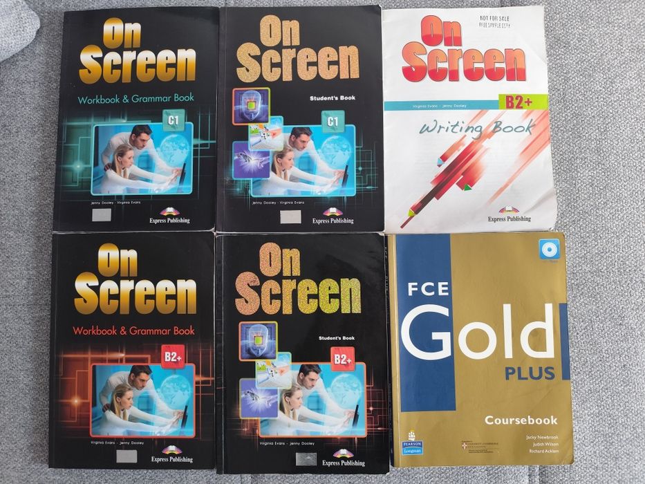 Donatie carti/culegeri/manuale pentru BAC si Engleza ( On Screen ) Radu ...