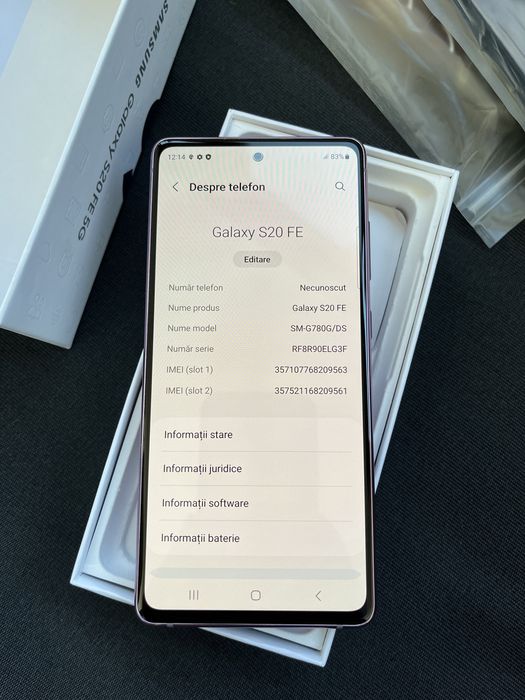Samsung S20 FE Roz 128GB Dual Sim Impecabil Ploiesti • OLX.ro