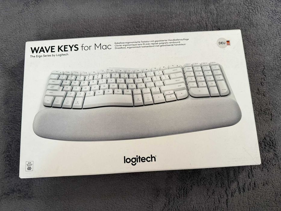 Tastatura wireless LOGITECH Wave Keys, Bluetooth, USB - ALB - SIGILAT ...