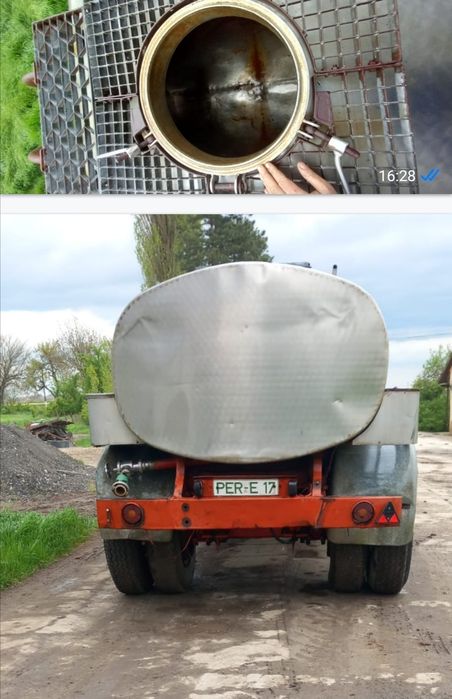Remorcă cisternă Inox 10500l,bazin apă, cisternă udat Peregu Mic • OLX.ro