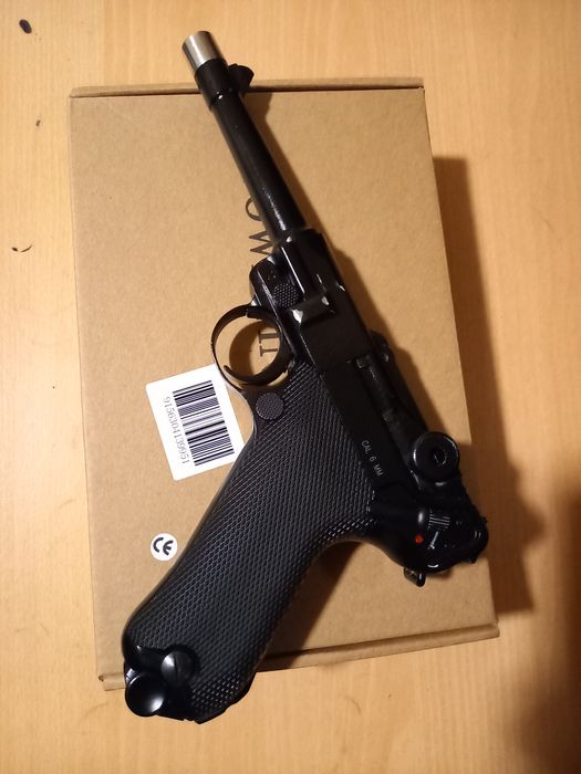 Pistol airsoft Luger P08 Teava Oțel Bistrita • OLX.ro