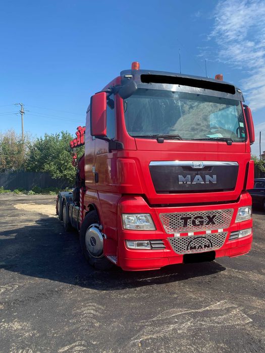 Cap tractor MAN TGX 28.440 cu macara 2013 Euro 5 Bragadiru • OLX.ro
