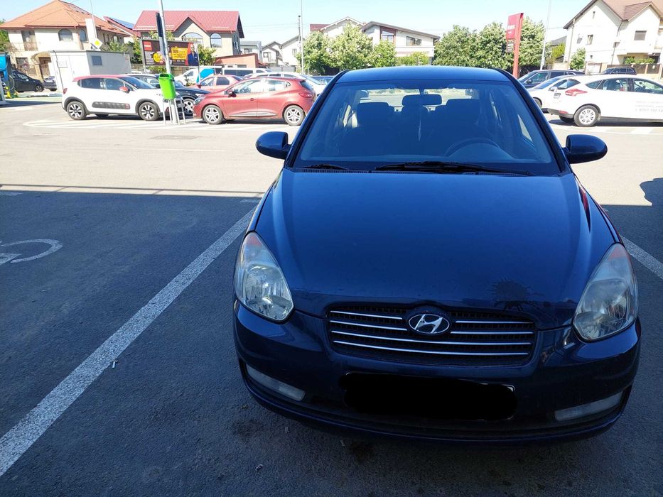 Hyundai Accent diesel albastru Bragadiru • OLX.ro