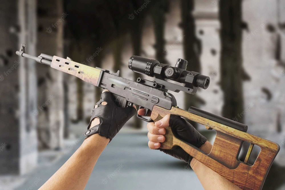 Pusca Airsoft Dragunov ~ PRO !! 5J Manuala cu Aer Comprimat SNIPER ARC ...