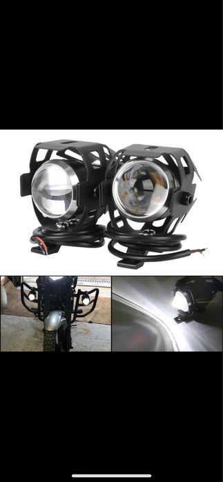 Proiectoare Moto LED 3 faze Atv, scooter, trotineta 12V Crang • OLX.ro