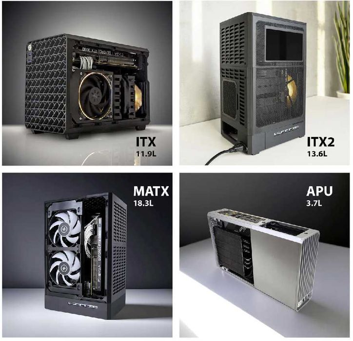 Print 3D Carcase PC gaming APU ITX mATX NAS la cerere / Bambulab X1C ...