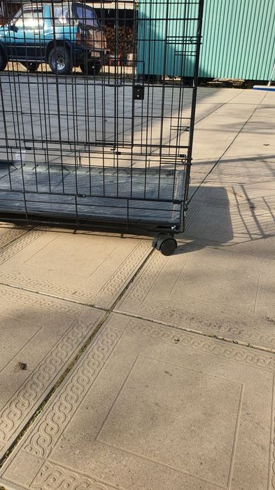 Cusca metalica pliabila xxl pt caini sau alte animale Beius • OLX.ro