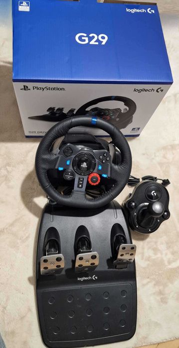 Волан Logitech G29 + Скоростен лост Logitech G Driving Force Shifter гр ...