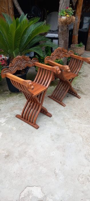 Scaun stil Baroc / vintange /jilt /decorațiuni lemn natural vechi ...
