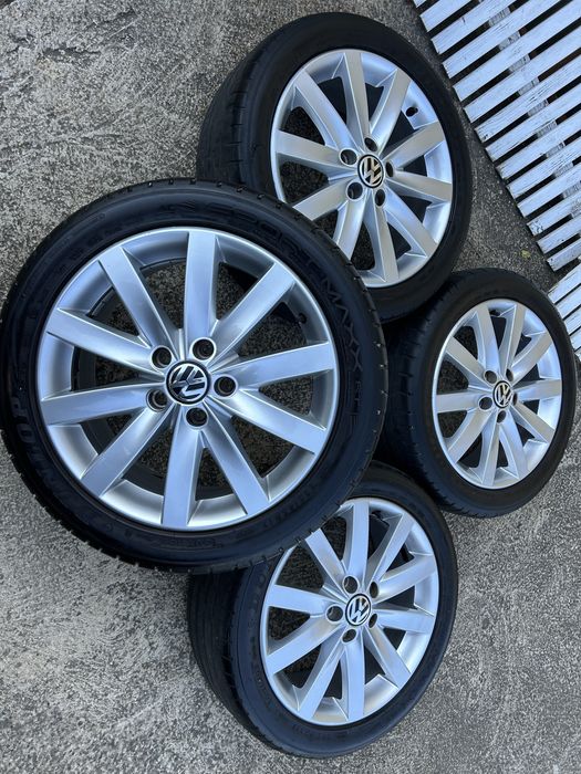 5х112 17 ски RONAL за vw pasat golf 5 6 touran kadi skoda seat с. Добри ...
