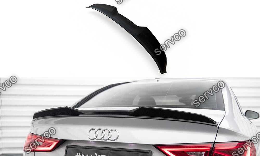 Eleron spoiler cap Audi A3 Sedan 8V 2013-2016 v9 - Maxton Design ...