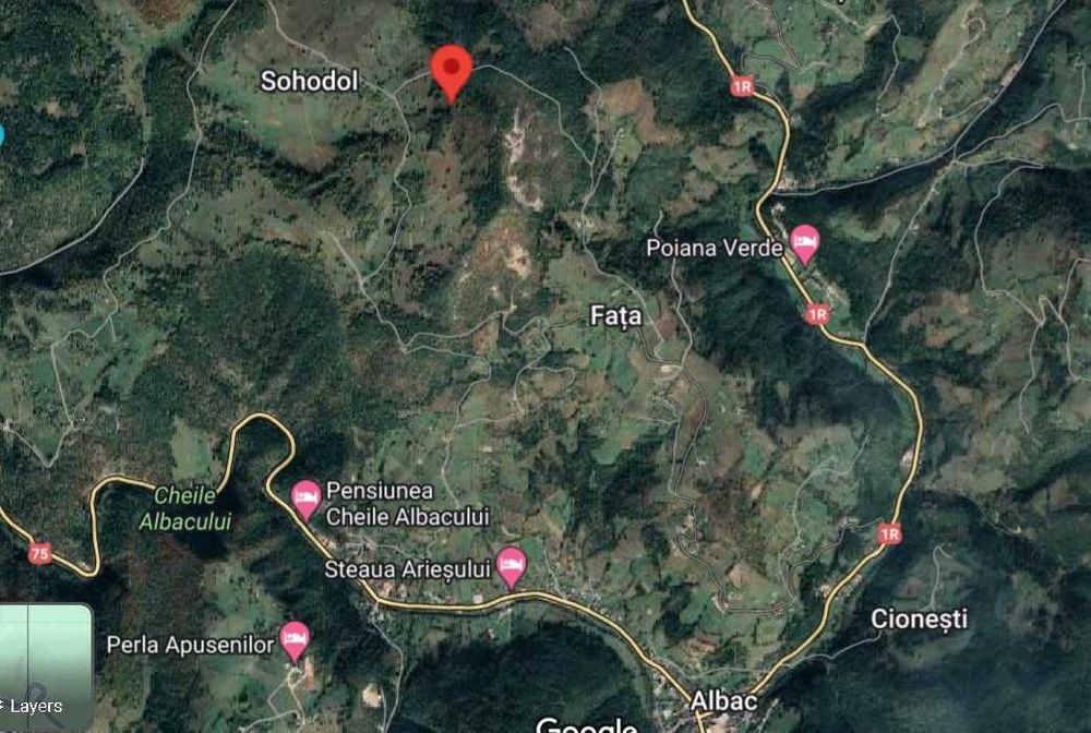 Teren intravilan muntii apuseni, jud Alba , Intre Ariesieni si Campani ...