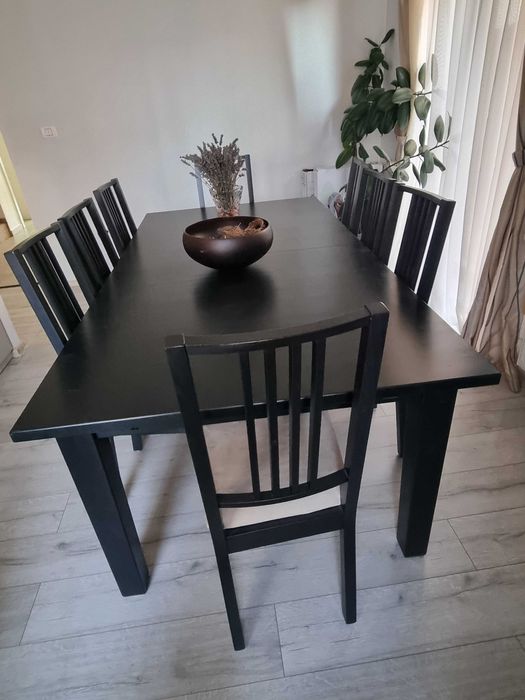 Set masa extensibila Ikea si 10 scaune Timisoara • OLX.ro