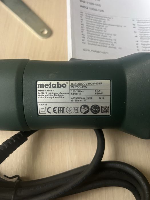 Flex / polizor unghiular Metabo W 750-125 Braila • OLX.ro