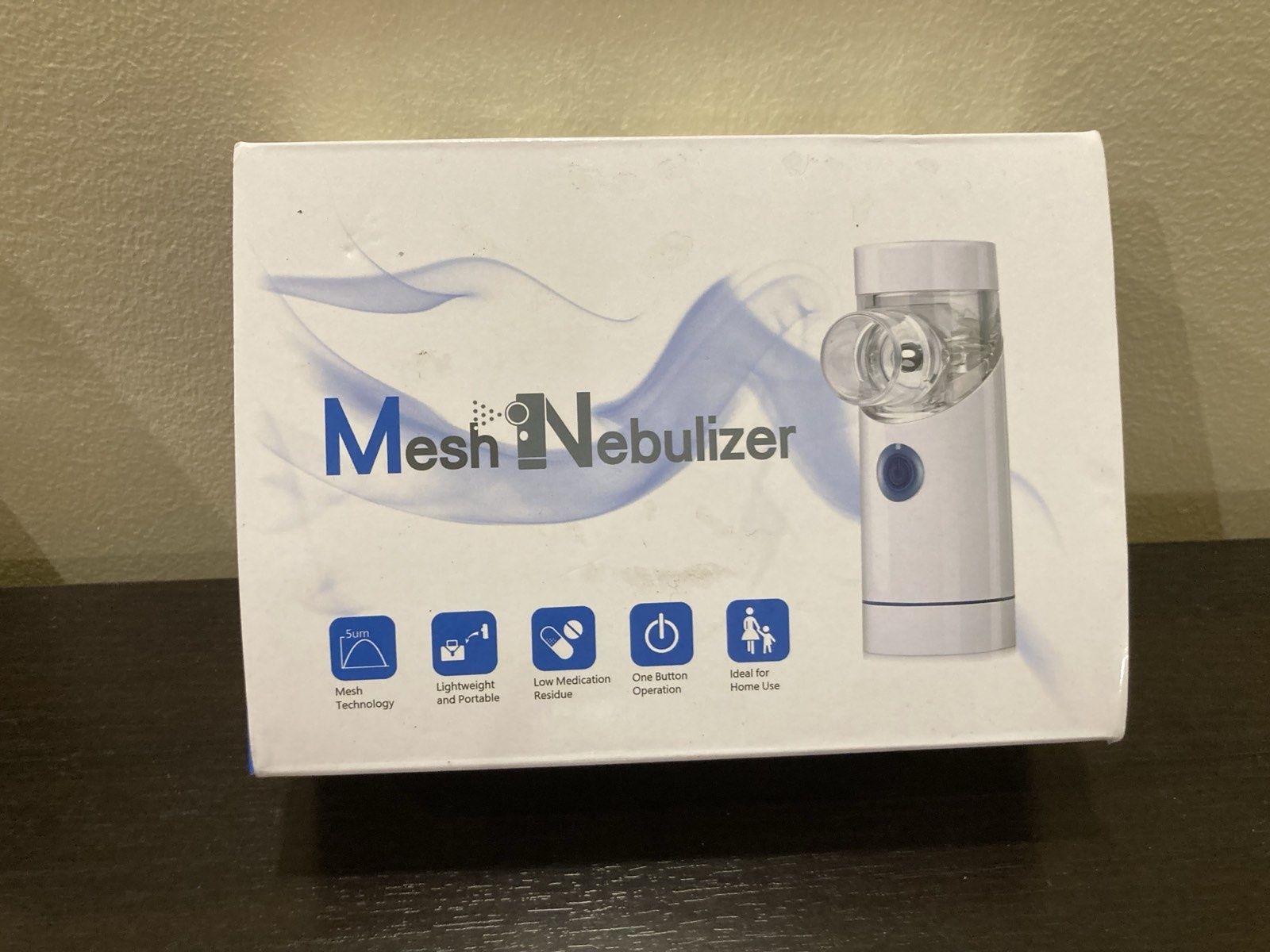 Ултразвуков Mesh Nebulizer Инхалатор- преносим за деца и бенета-Нов гр ...
