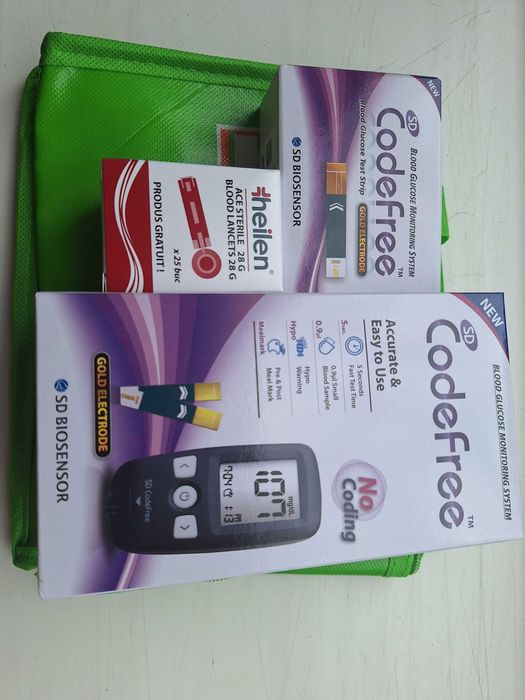 Glucometru CodeFree + 50 teste + 25 ace Bucuresti Sectorul 6 • OLX.ro