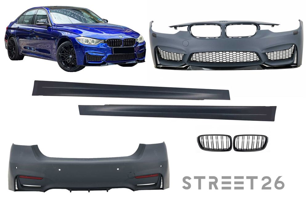 Pachet M3 BMW Seria 3 F30 (2012-2019) CS Look Fara Proiectoare Piatra ...