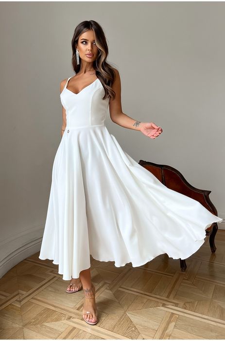 Rochie alba de cununie civila /botez Oradea • OLX.ro