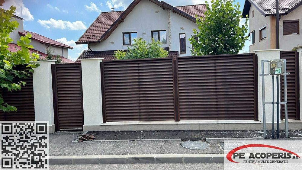Gard / poarta / model jaluzea - realizare gard si poarta - 10 modele ...