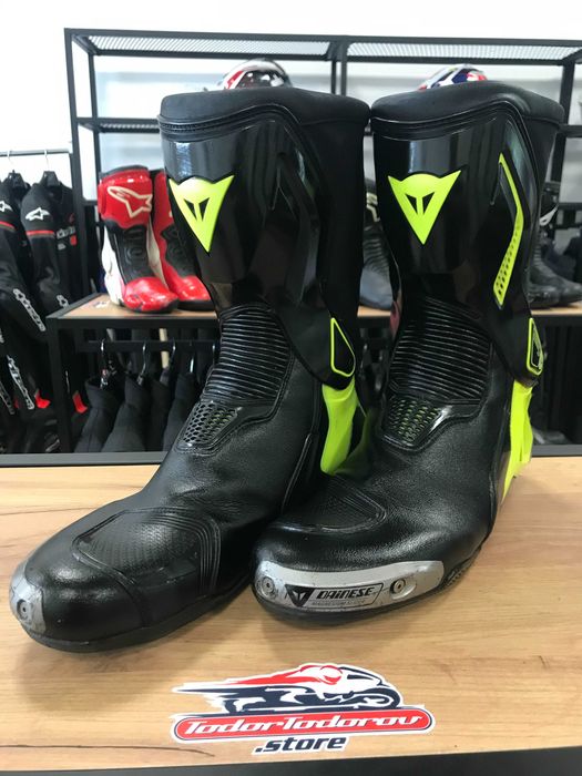 Mото ботуши DAINESE NEXUS /BLACK/FLUO, 47,протектори,подвижна става с ...