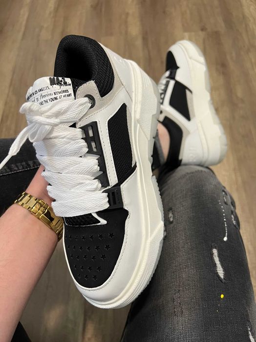 Adidasi Barbati Amiri MA-1 Alb & Negru! Iasi • OLX.ro