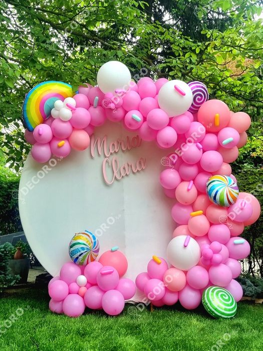 Panou foto baloane botez, aniversare - Decor Baloane Bucuresti Sectorul ...