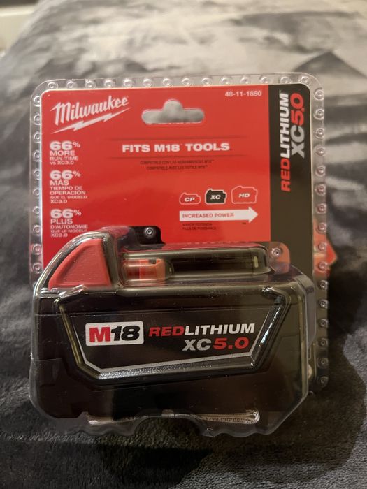 Acumulatori Milwaukee ( FORGE-12 ah/HIGH OUTPUT-6 ah/Red Lithium-5 ah) Huedin • OLX.ro