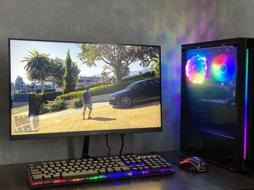 Игровой компьютер с Монитором/i5 7400/GTX 1060 6GB/ОЗУ 16GB ...