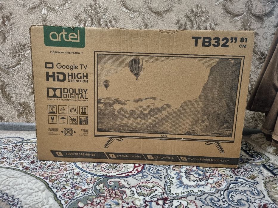Artel 32 smart android Google TV sotiladi yangi: 1 400 000 so’m - Televizorlar Farg‘ona на Olx