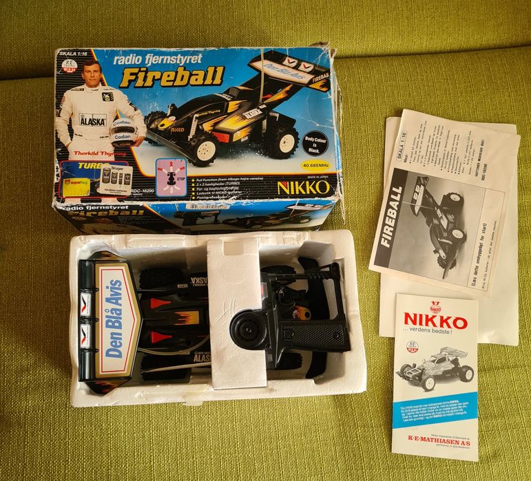 Nikko Fireball Masinuta Cu Telecomanda Masina Vintage Veche Colectie ...
