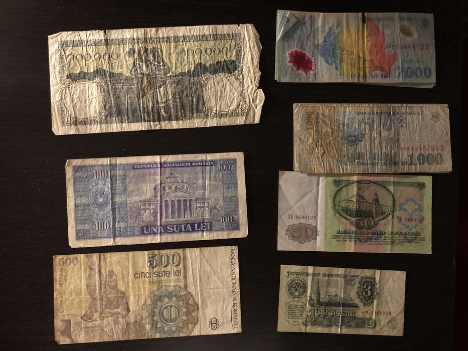 Bancnote vechi romanesti si rusesti Bucuresti Sectorul 2 • OLX.ro
