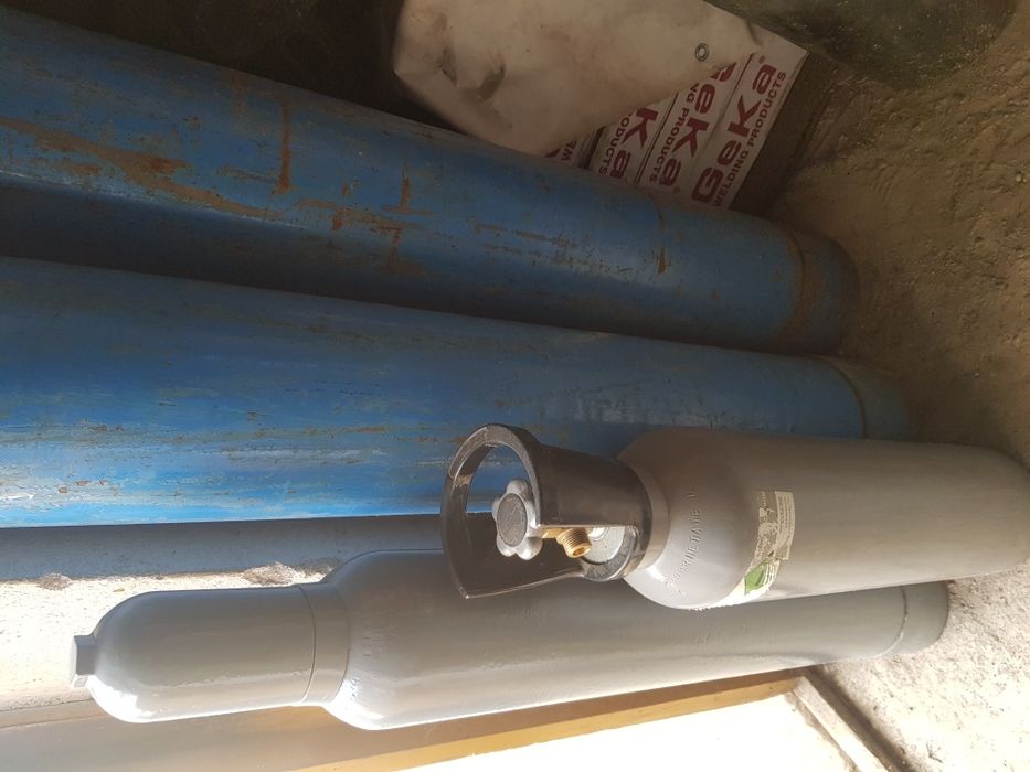 Tub corgon 20 litri aparat sudura butelie gaze tehnice argon co2 mic ...