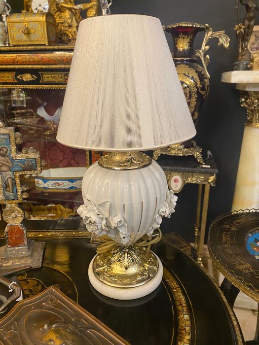 Set veioze din portelan/bronz/marmura Rasnov • OLX.ro