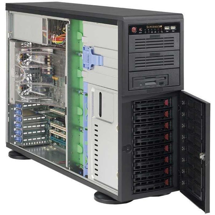 Server amd epyc 7552 48 x4 192 core 1Tb ddr4 Supermicro H11DSI ...