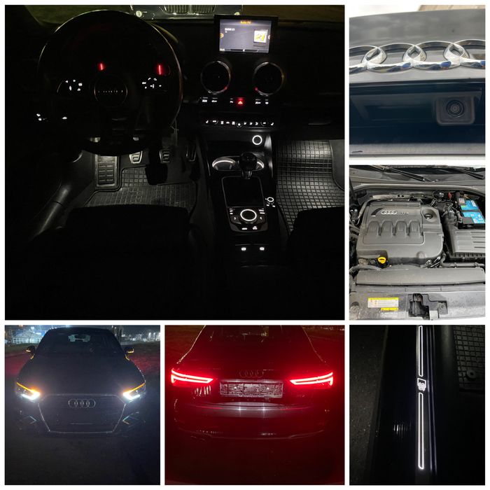 Audi A3 Sedan 2018 2.0 Tdi 3xSline Matrix/led/Neon/Pano/167tkm 8xRoti ...