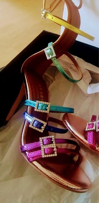 Sandale piele Kurt Geiger London, sandalele gladiator Brasov • OLX.ro