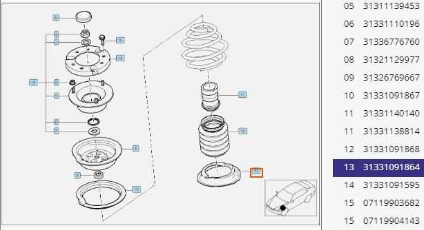 Подложки за пружини БМВ Е46 гр. София Овча купел 1 • OLX.bg