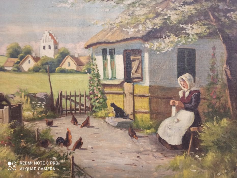 Голяма картина масло 144/104 гр. София Красна поляна 2 • OLX.bg