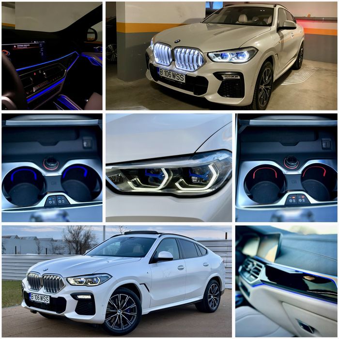 BMW X6 / Impecabil / 3.0 diesel xDrive / 265 CP / EURO 6 / 2020 • Bucuresti Sectorul 1 • OLX.ro